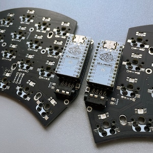 Pre-soldered Swoop Keyboard – MX Hotswap Split Keyboard, Support up to ...