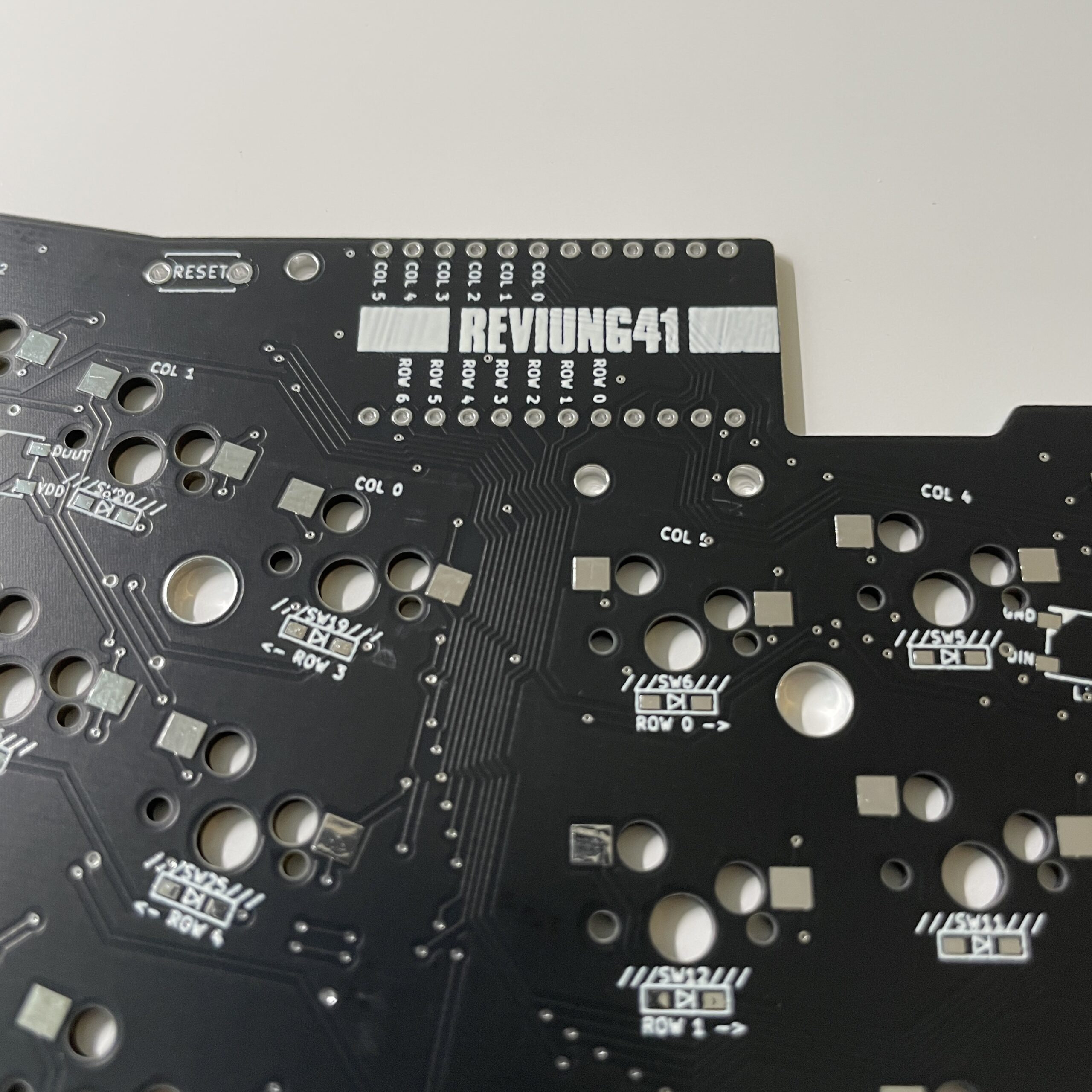 Reviung 41 / REVIUNG41 Hotswap DIY Ergonomic Mechanical Keyboard PCB ...