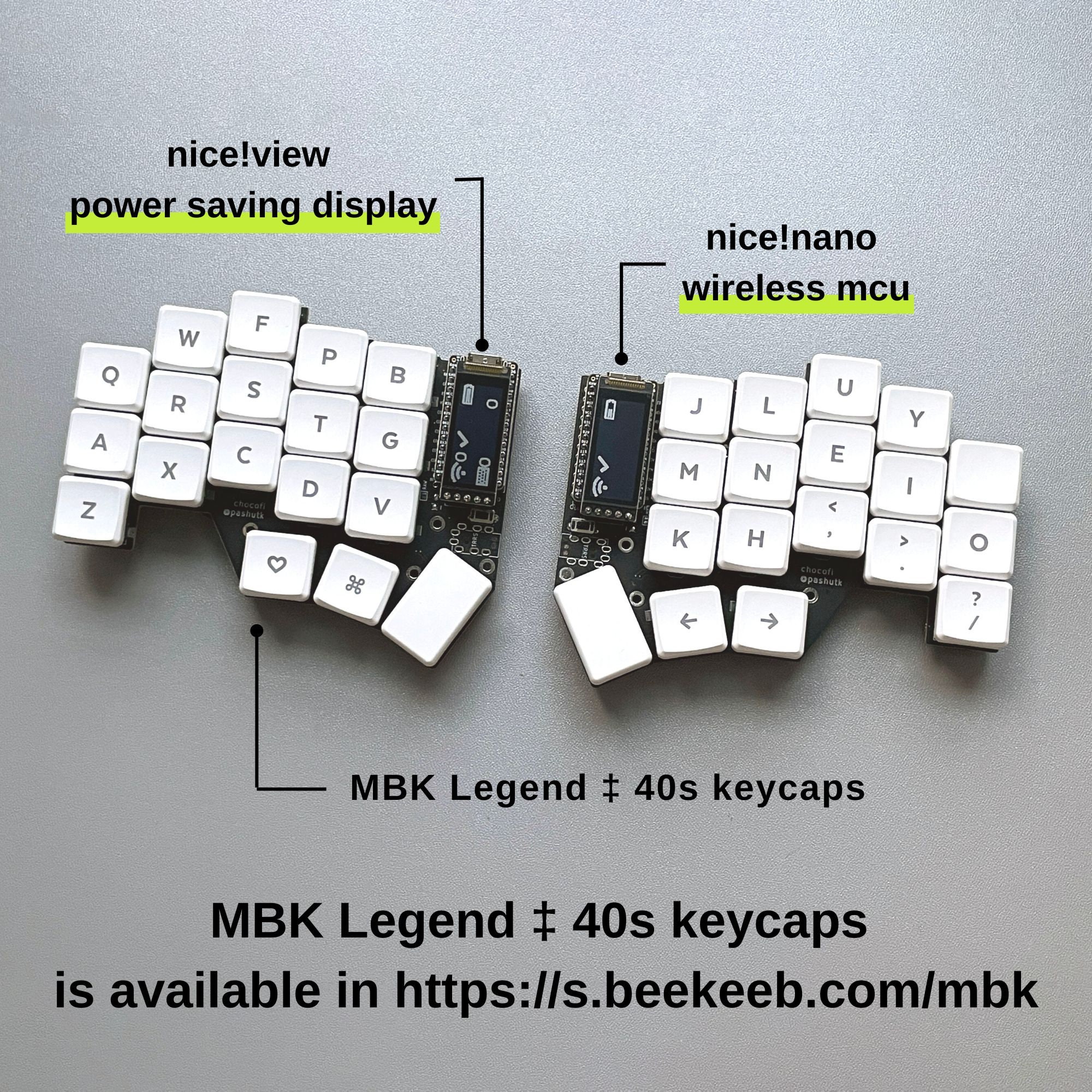 Chocofi 36 Keys Kailh Low Profile Choc V1 Mechanical Ergonomic - Etsy