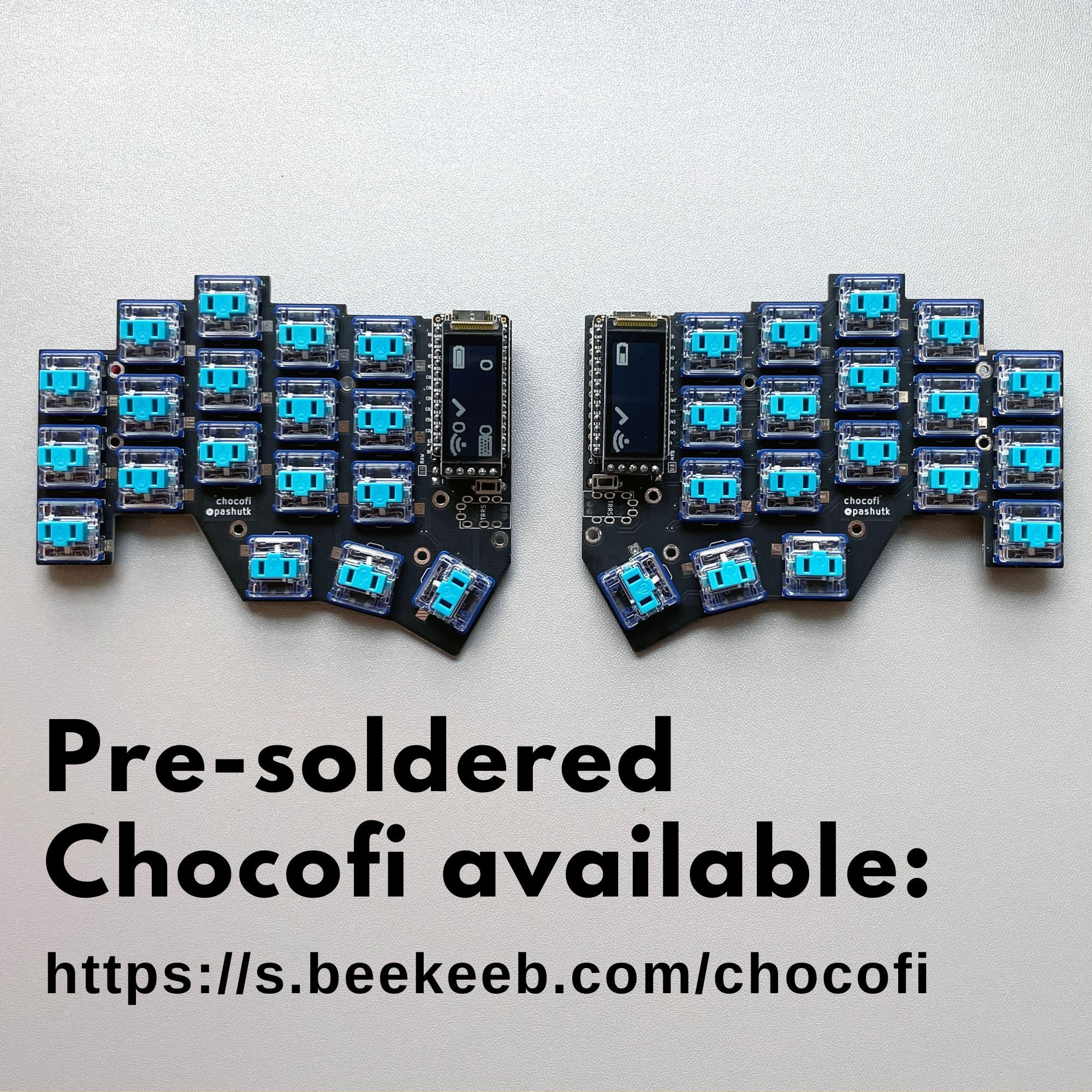 Chocofi 36 Keys Kailh Low Profile Choc V1 Mechanical Ergonomic - Etsy