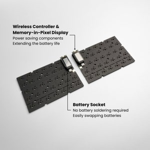 Pre-soldered Wireless Felixkeeb (wireless Helix With MX Hotswap Sockets ...