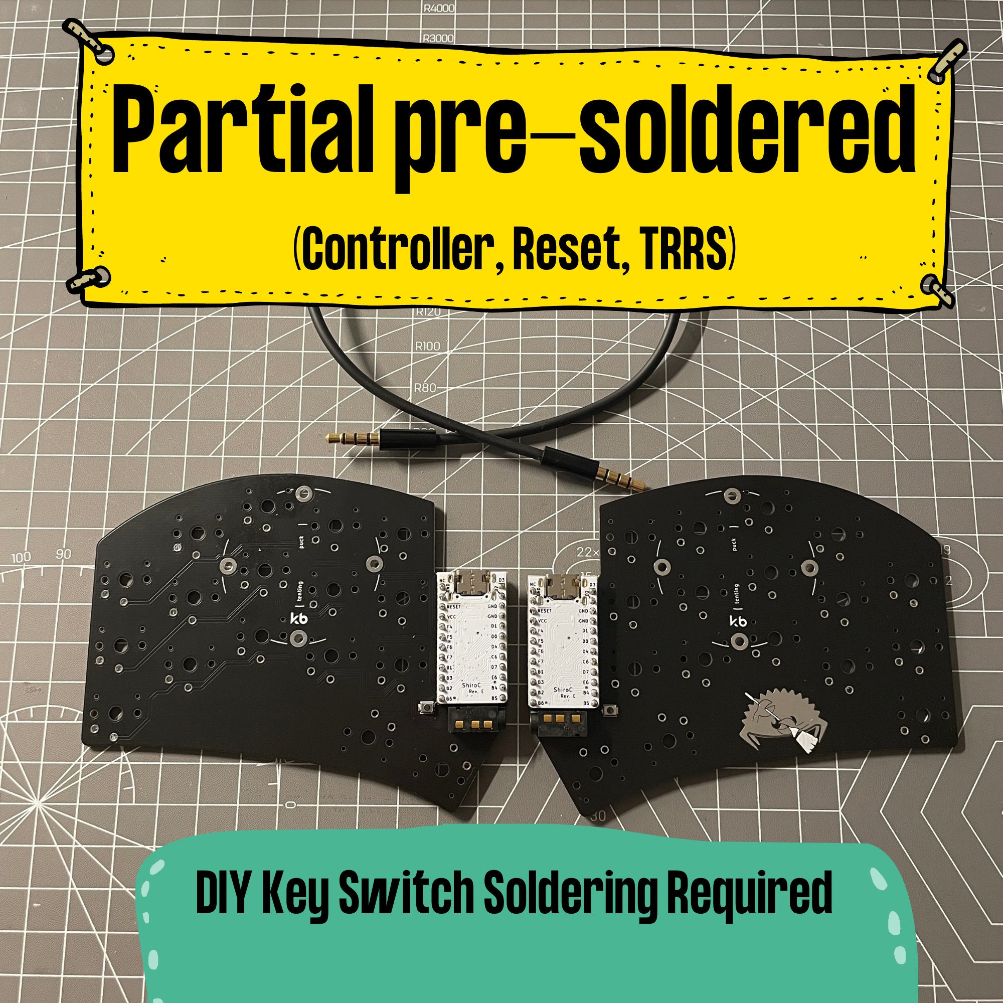 Fully-assembled Ferris Sweep Low Profile Split Keyboard - Etsy