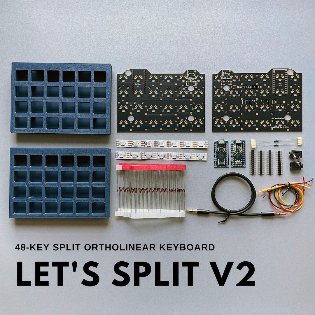 Buy Let's Split V2 Keyboard PCB Kit Online in India - Etsy