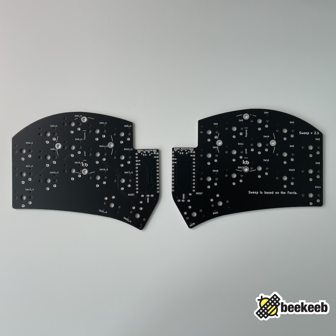 Sweep Low Profile Split Keyboard DIY Kit - Etsy