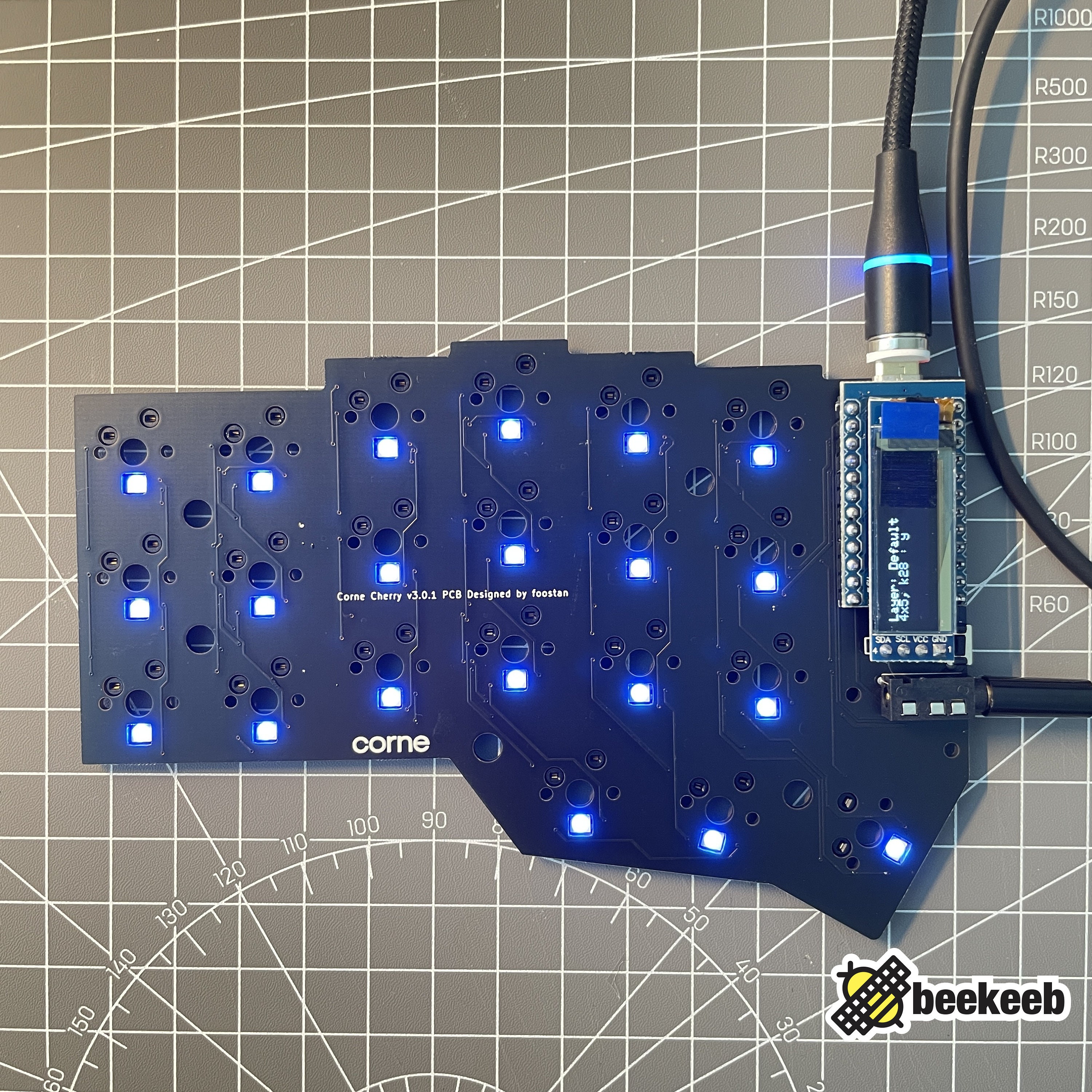 Pre-soldered Crkbd V3 MX (corne Keyboard) DIY Mechanical Ergonomic ...
