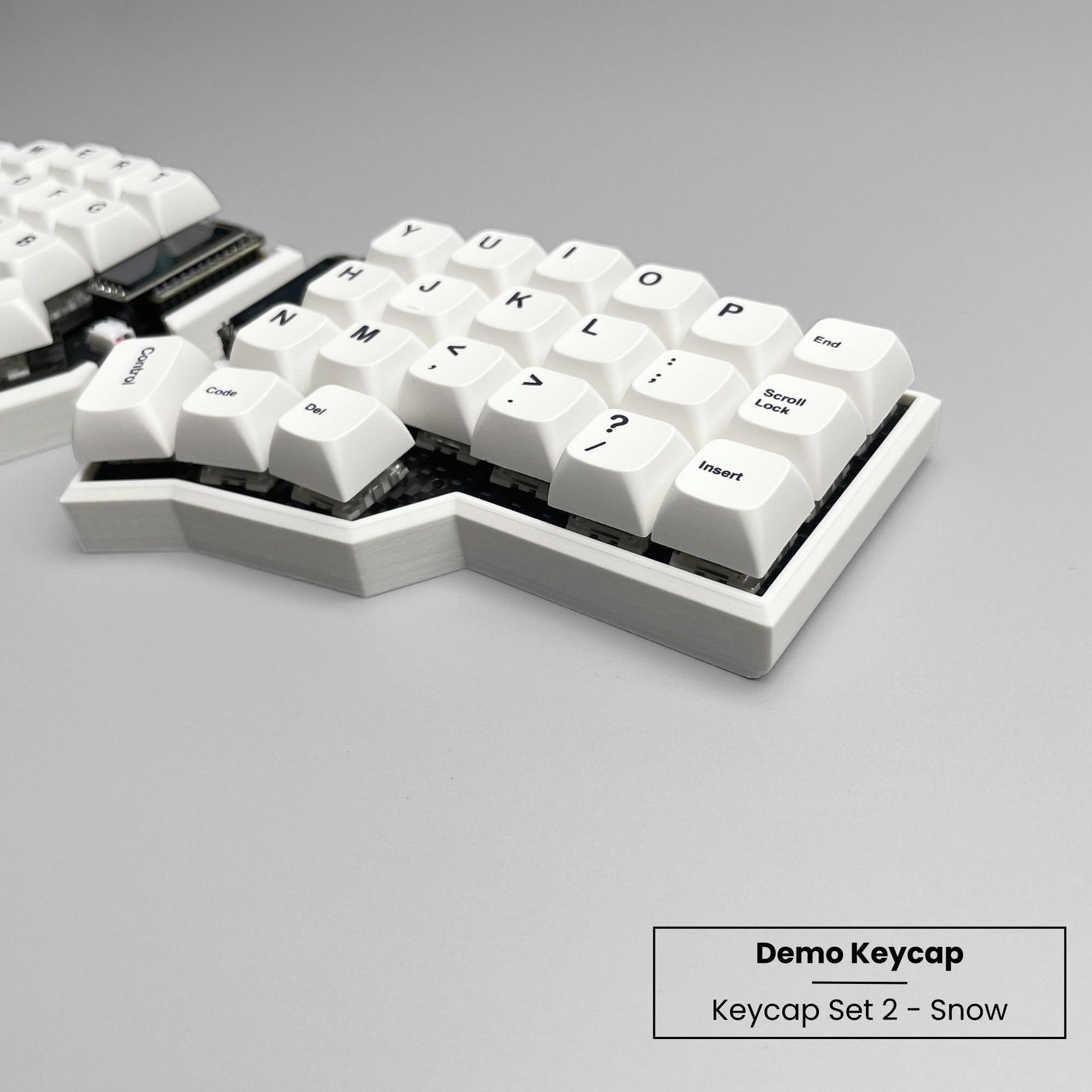 Pre-soldered Wireless Corne MX Keyboard With Display & Case ...