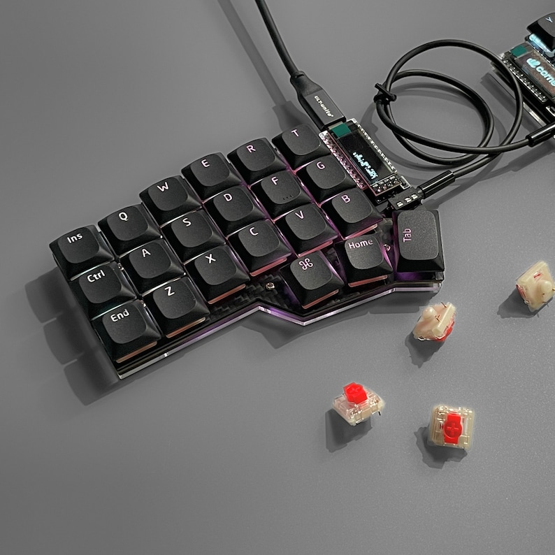 Corne GLP Gateron Low Profile DIY Mechanical Ergonomic Hotswappable ...