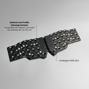 Corne GLP Gateron Low Profile DIY Mechanical Ergonomic Hotswappable ...