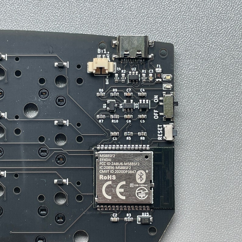 Pre-soldered Wireless Dao Choc BLE Keyboard Low Profile - Etsy