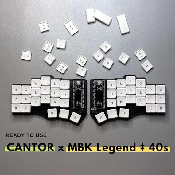 Ready to Use Cantor Keyboard X MBK Legend 40s Keycaps Full - Etsy