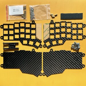 Corne Keyboard V3.0.1 crkbd MX Hotswap Carbon Fiber Tented - Etsy