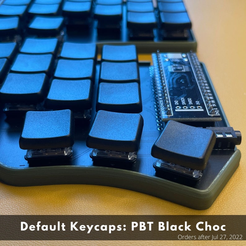 Pre-soldered Cantor 42 Keys Diodeless Choc / Chocolate Low Profile ...