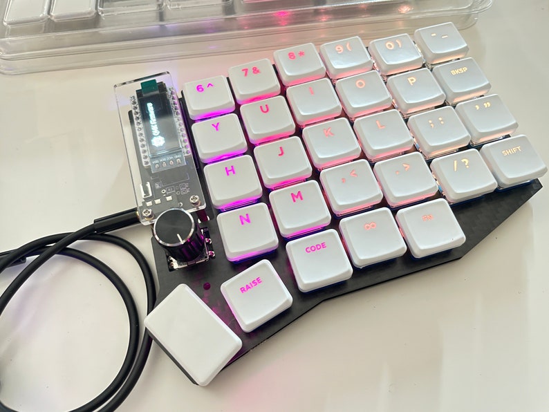 Ready to Use Sofle RGB Low Profile Choc Keyboard X MBK Legend‡ Glow ...