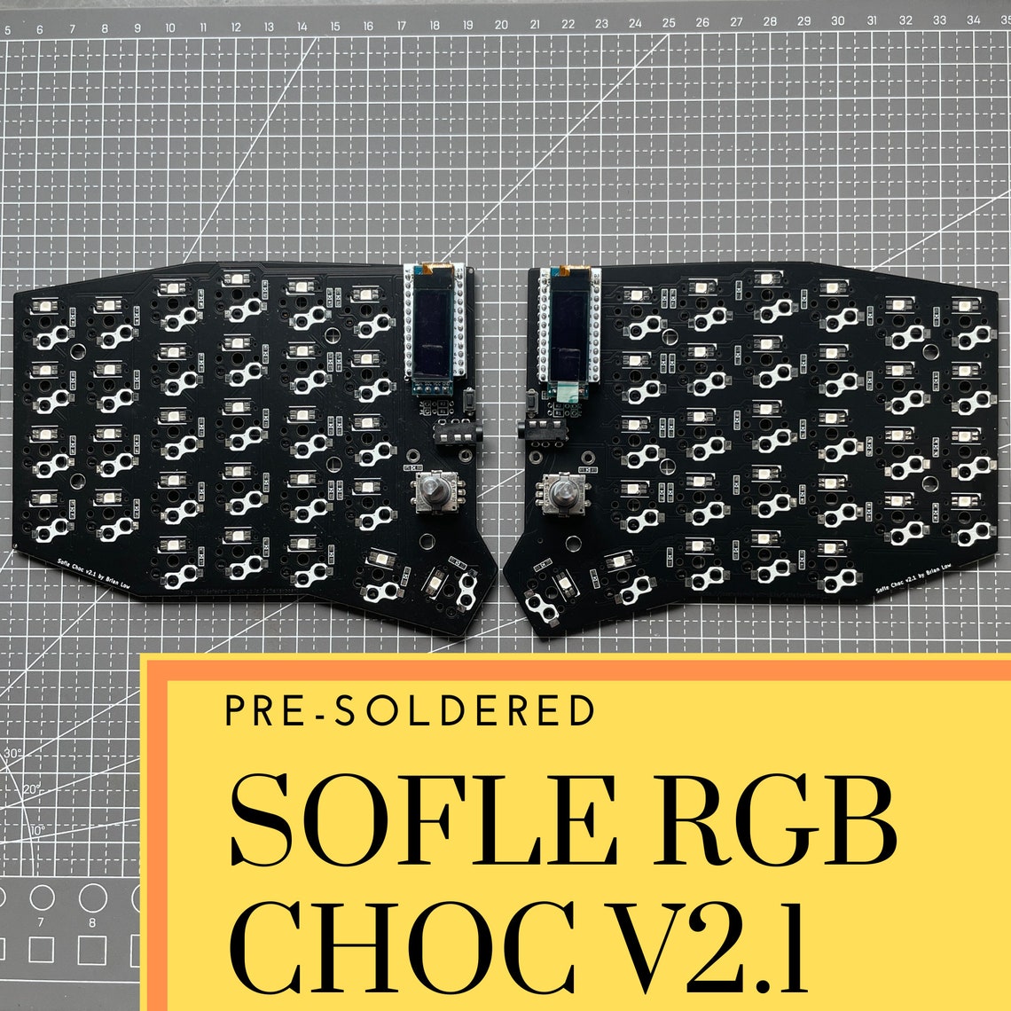 Presoldered Sofle RGB Choc V2.1 Low Profile Soflekeyboard - Etsy