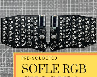 Sofle RGB Choc / Chocolate V2.1 Low Profile Soflekeyboard | Etsy