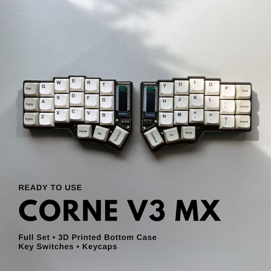 Ready to Use CRKBD Corne Keyboard V3.0.1 Split Keyboard With Pre ...