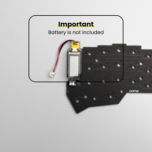 Pre-soldered Wireless Corne MX Keyboard With Display & Case – Hotswappable 42 Keys Bluetooth ...