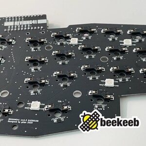 Presoldered REVIUNG41 Hotswap DIY Ergonomic Mechanical Keyboard PCB Kit (wireless Option ...