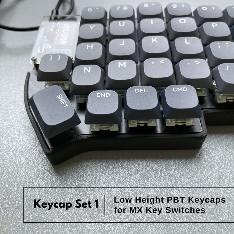 Ready to Use Lily58 Pro Split Keyboard With Pre-assembled MX Keycap, MX ...