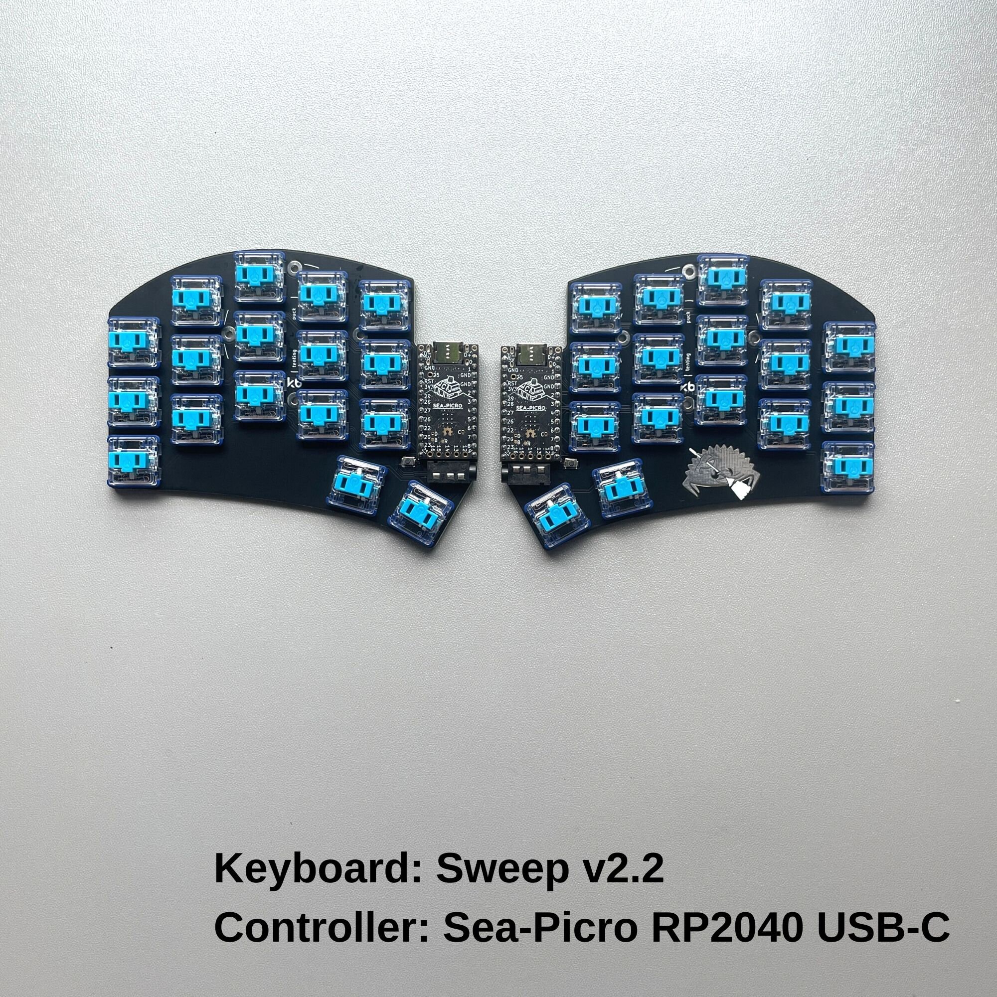 Ready to Use Ferris Sweep Bling LP (hotswappable Key Switches) X MBK ...