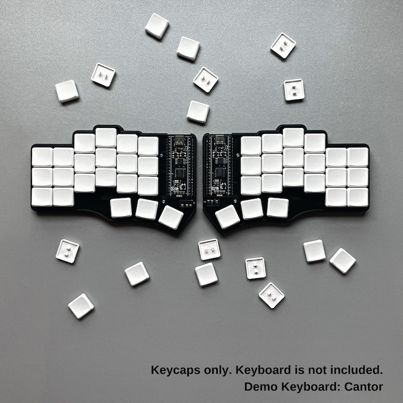 MBK PBT Blank Choc Low Profile Keycap Set for Choc / Chocolate Low ...