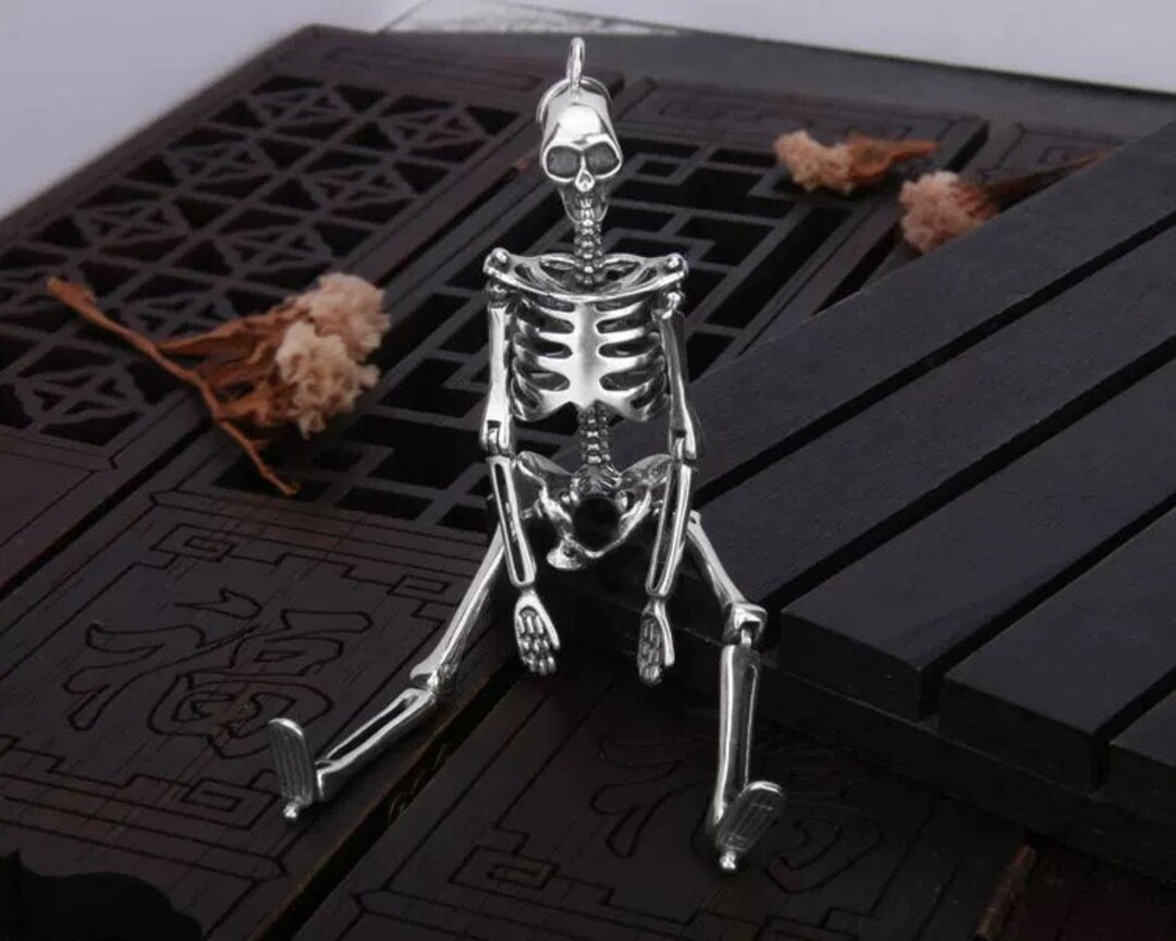 Silver Skeleton Pendant,silver Pendant,skeleton Pendant,pendants ...