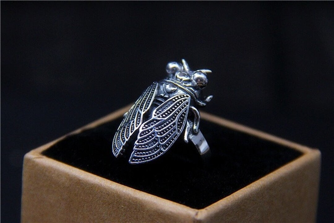 Sterling Silver Insect Ringsilver Ringring Silverdainty - Etsy