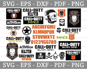 Call of Duty Svg | Etsy