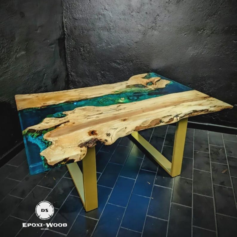 Custom Epoxy Resin Coffee Table | Star Wars, LOTR, Harry Potter, Pirate ...