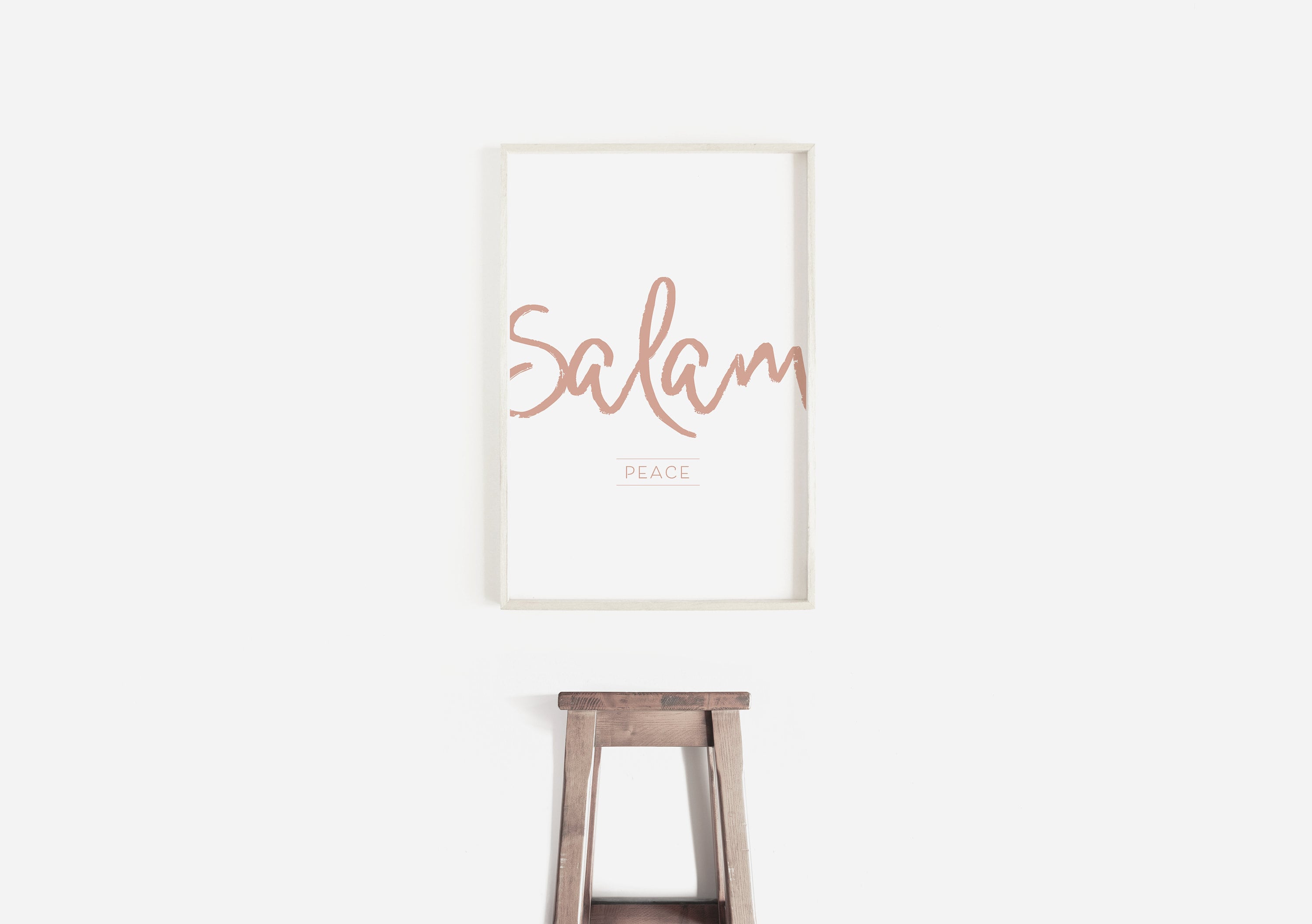 Salam Poster Printable Modern Islamic Home Decor Instant Download - Etsy
