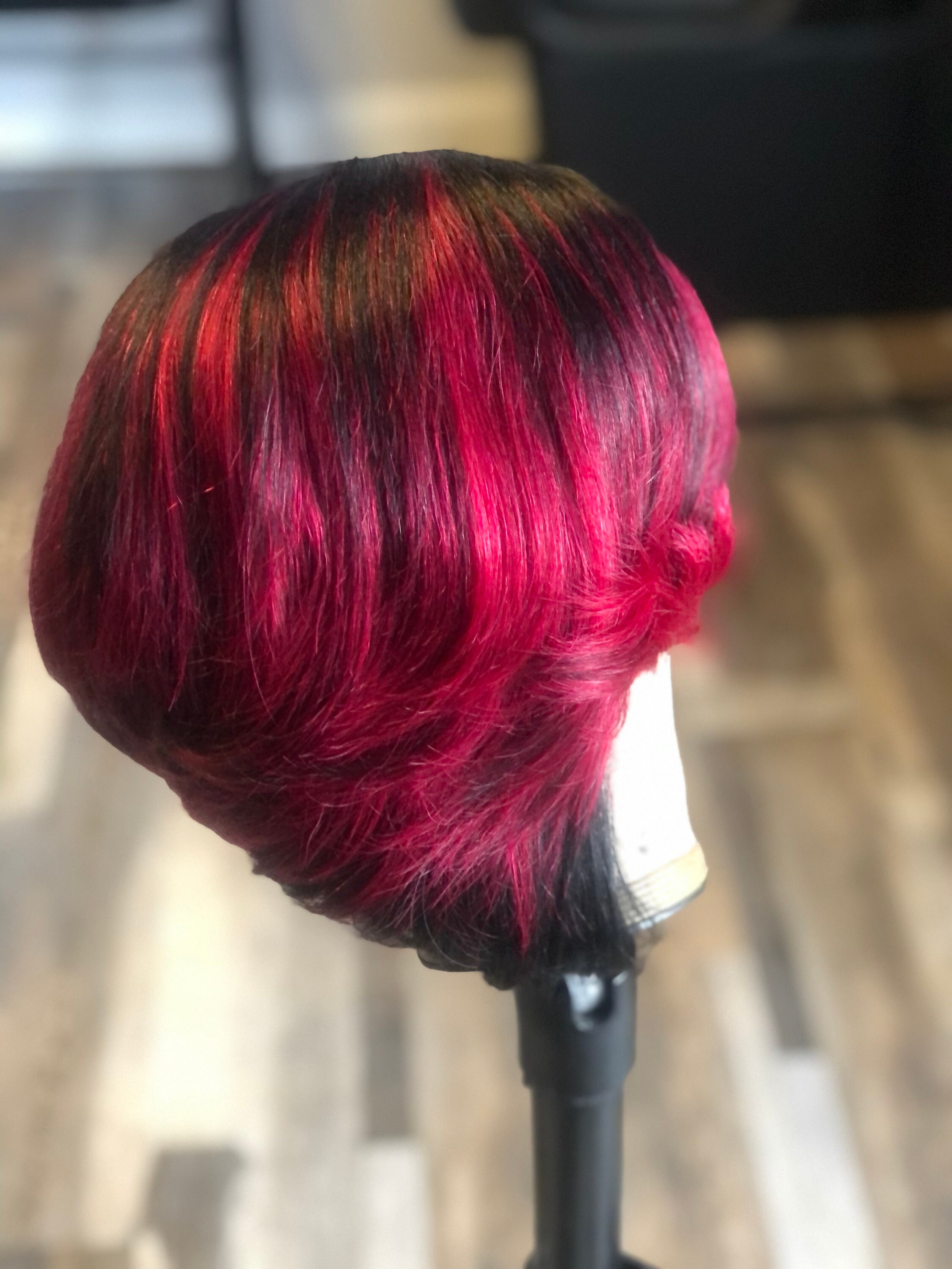 Feather Bump Bob Human Hair Custom Wig - Etsy