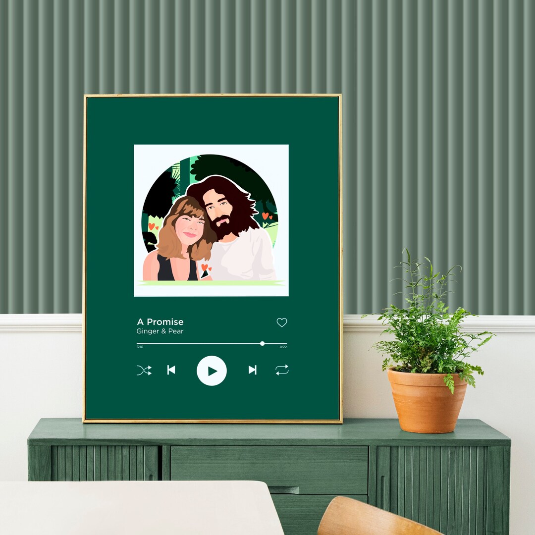 Custom Spotify Album Cover, Custom Portrait Cover With Your Song ...