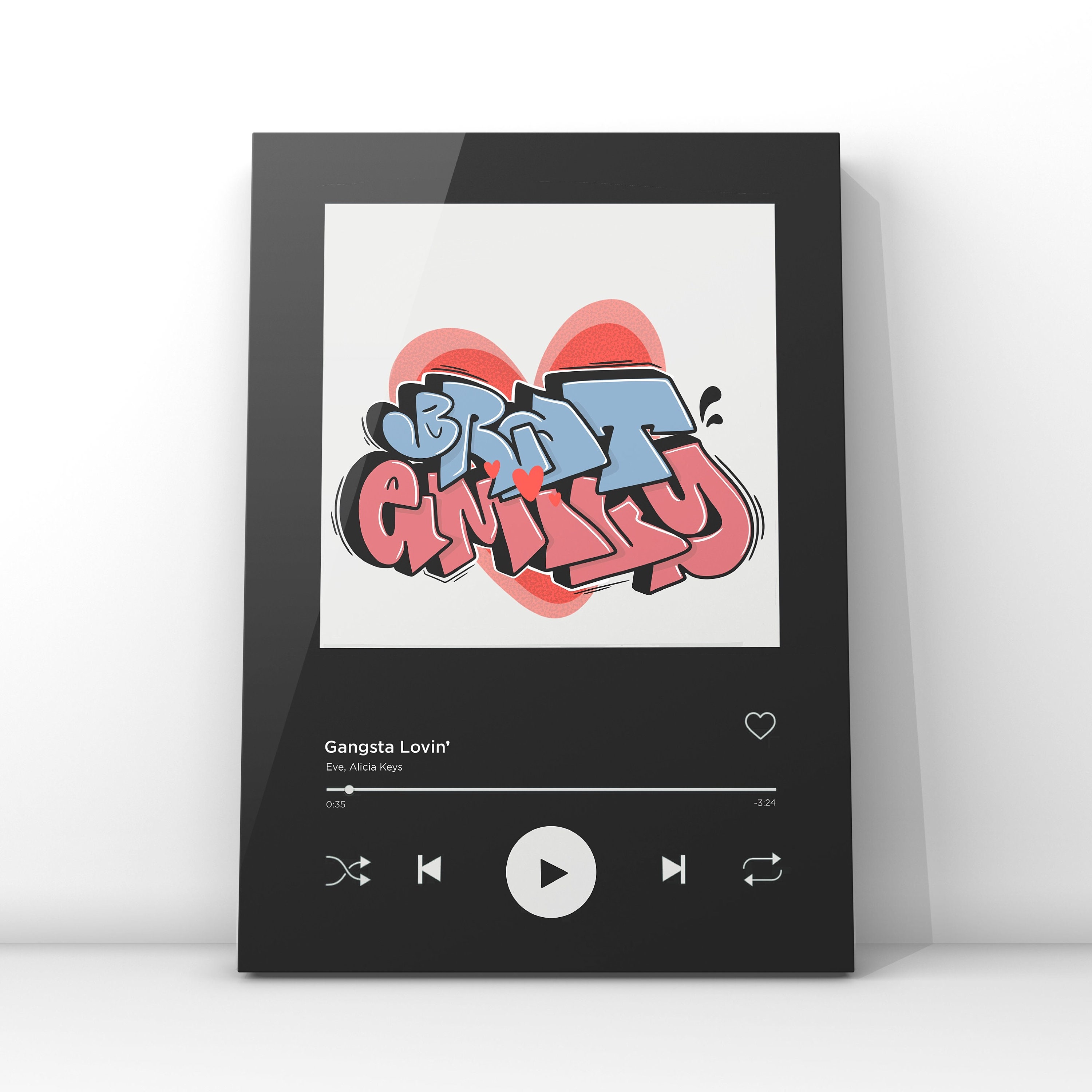 CUSTOM SPOTIFY ALBUM With Graffiti Name Cover Spotify - Etsy