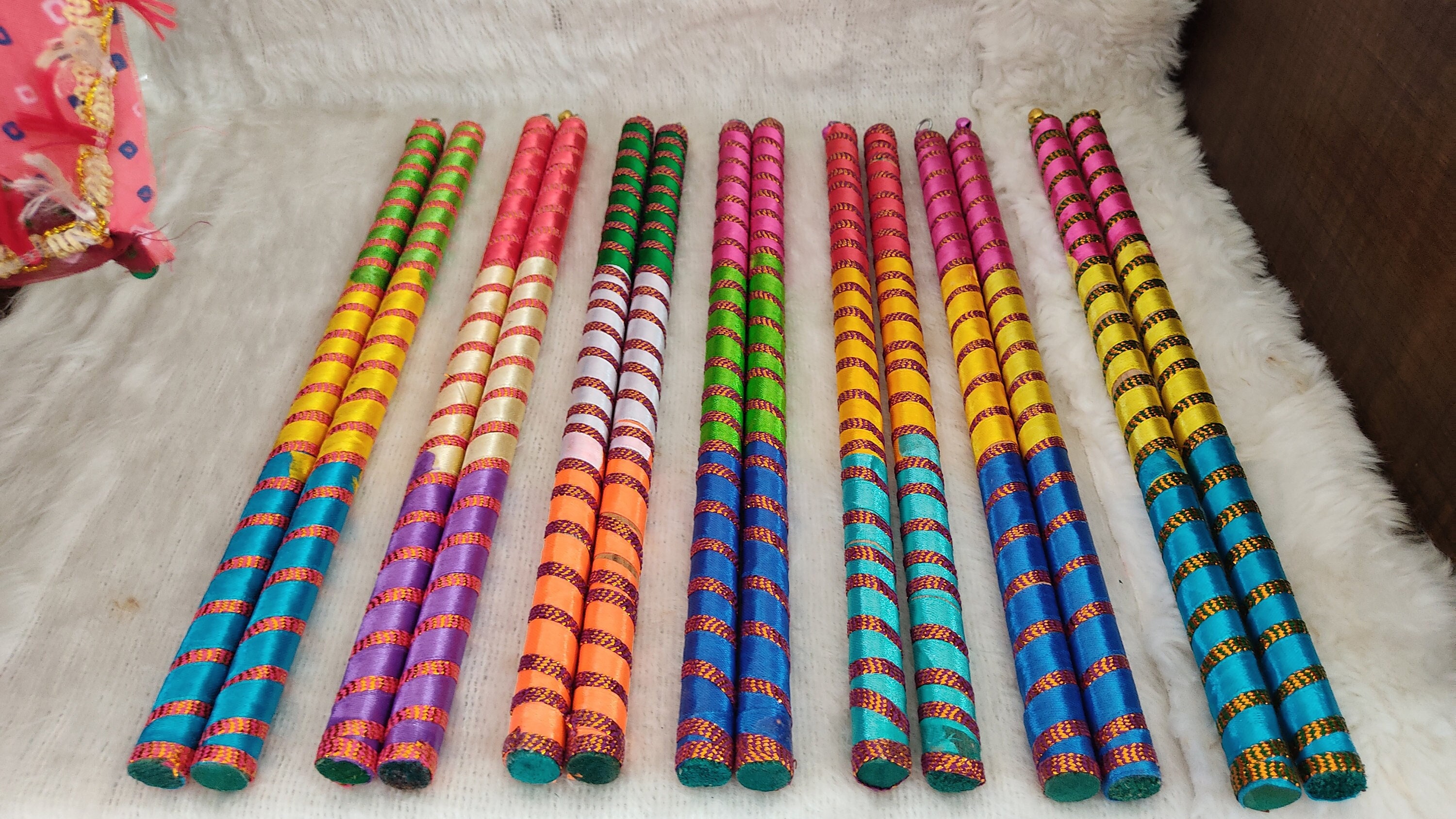 How To Make Dandiya Sticks At Home