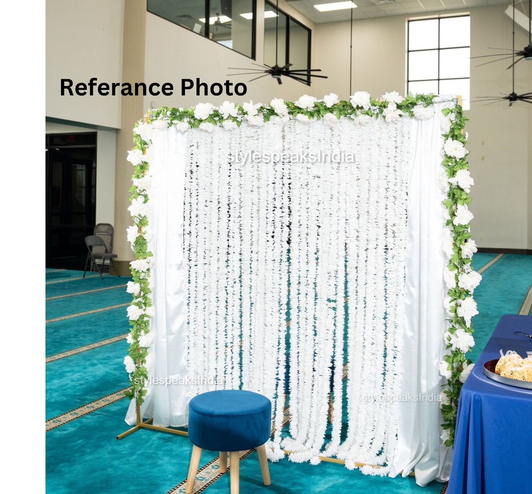 Traditional Islamic Wedding Decor,pakistani Wedding Setup,nikah Pardha ...