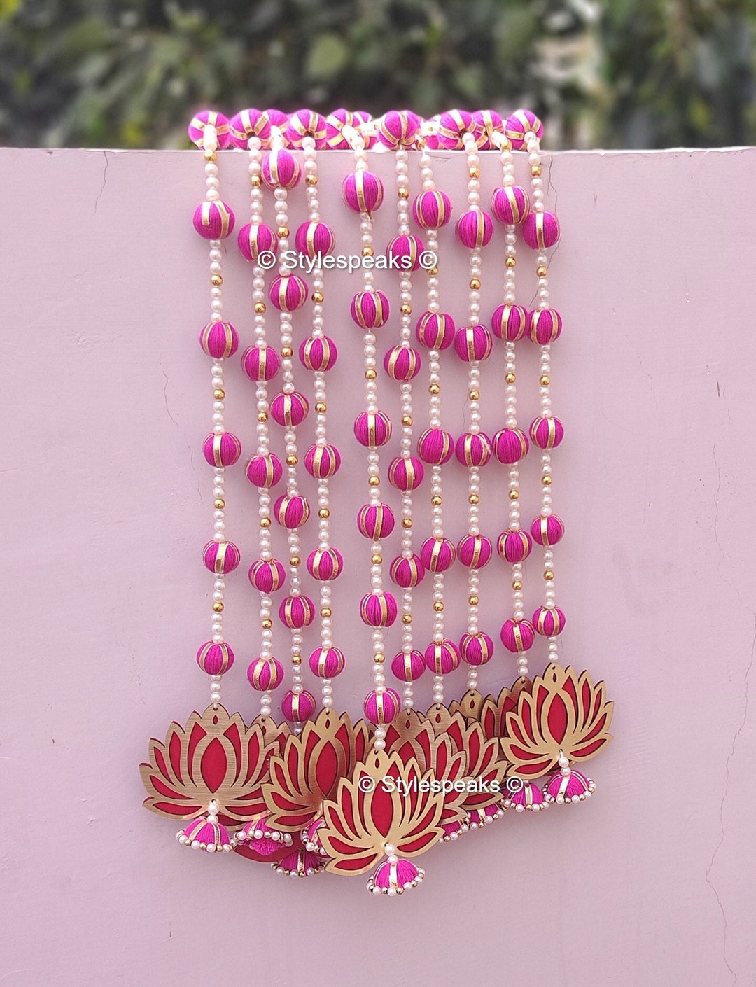 Lotus Party Backdrop Exquisite Décor for Backdrop, Housewarming ...