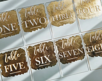 Rustic Table Numbers - Etsy