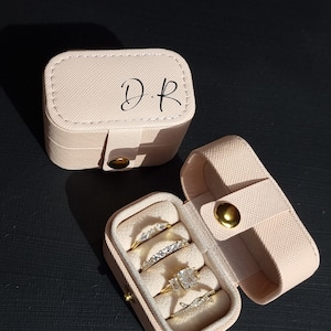 Personalised Ring Jewellery Box Antique Multiple Ring Holder - Etsy