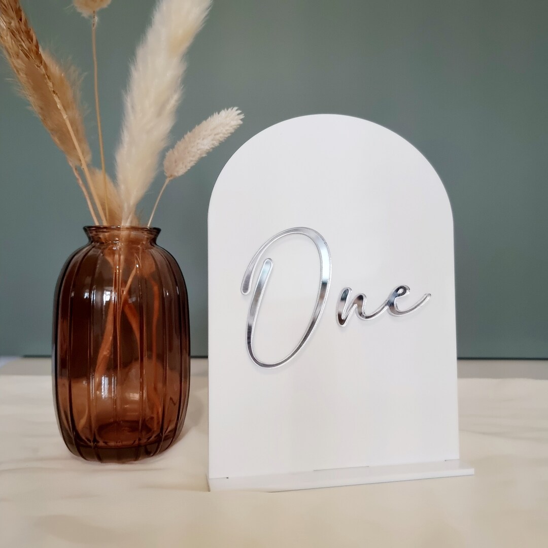 Acrylic Table Acrylic Numbers | Wedding Table Numbers | Acrylic Table ...