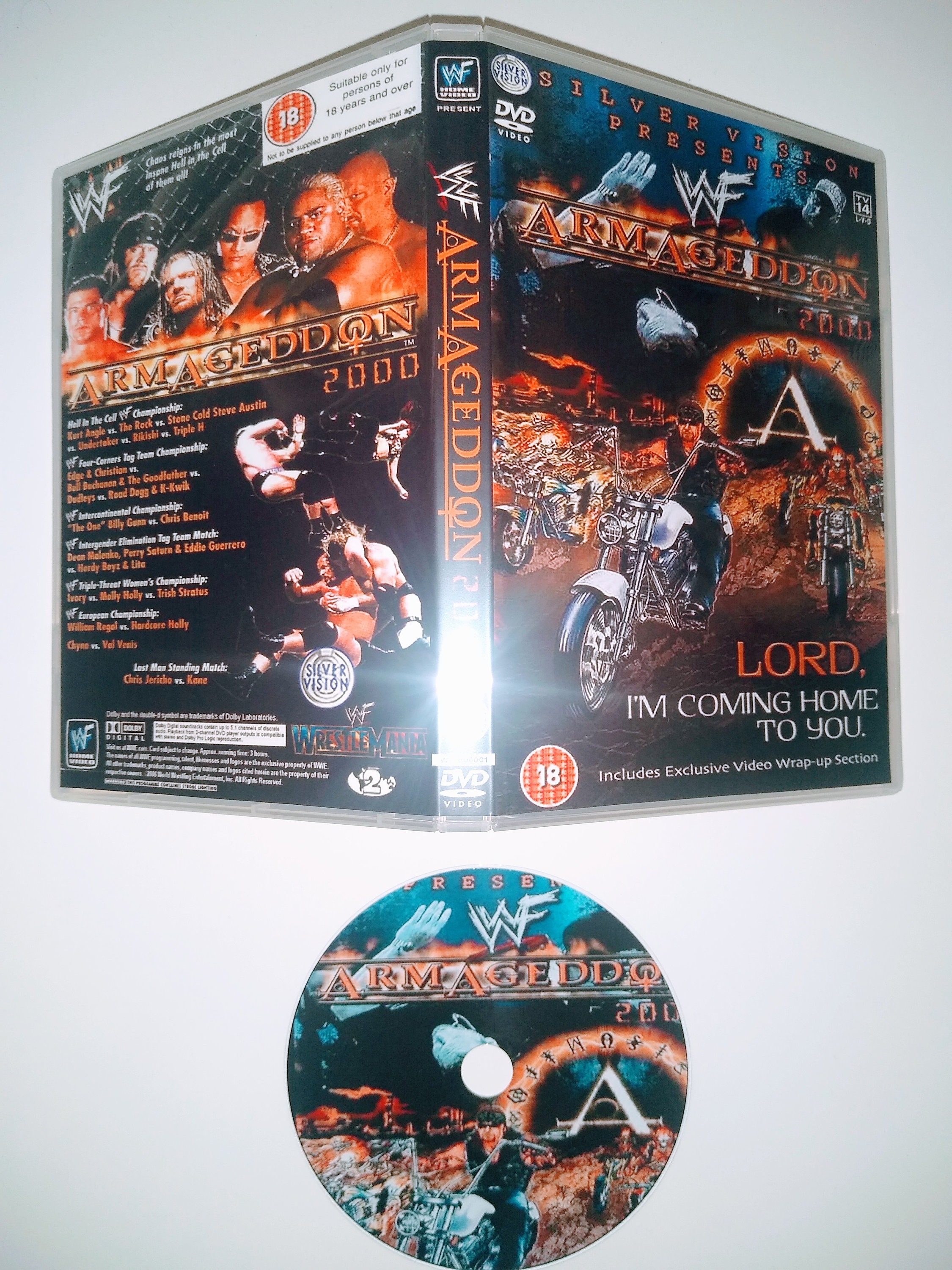 WWF 2000 ARMAGEDDON 2 DVD & Case - Etsy