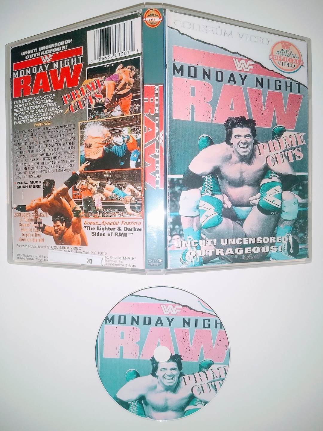 WWF 1994 RAW PRIME Cuts Dvd & Case - Etsy