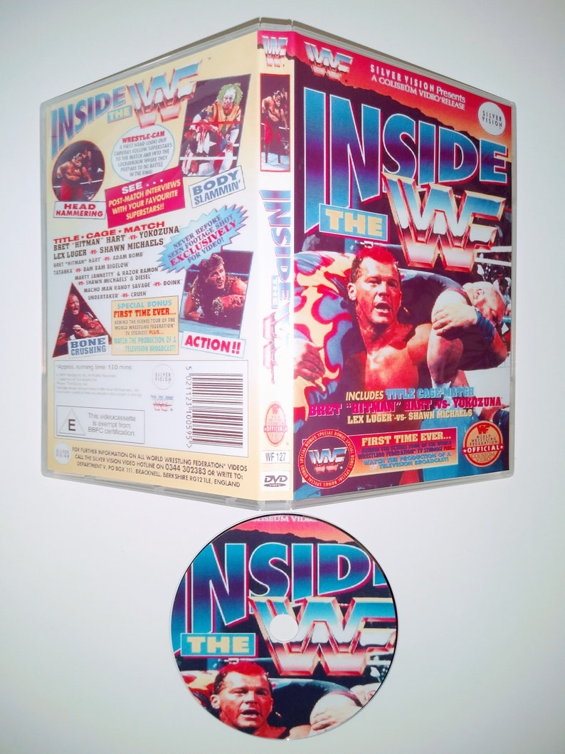 WWF 1994 INSIDE the WWF Dvd & Case - Etsy