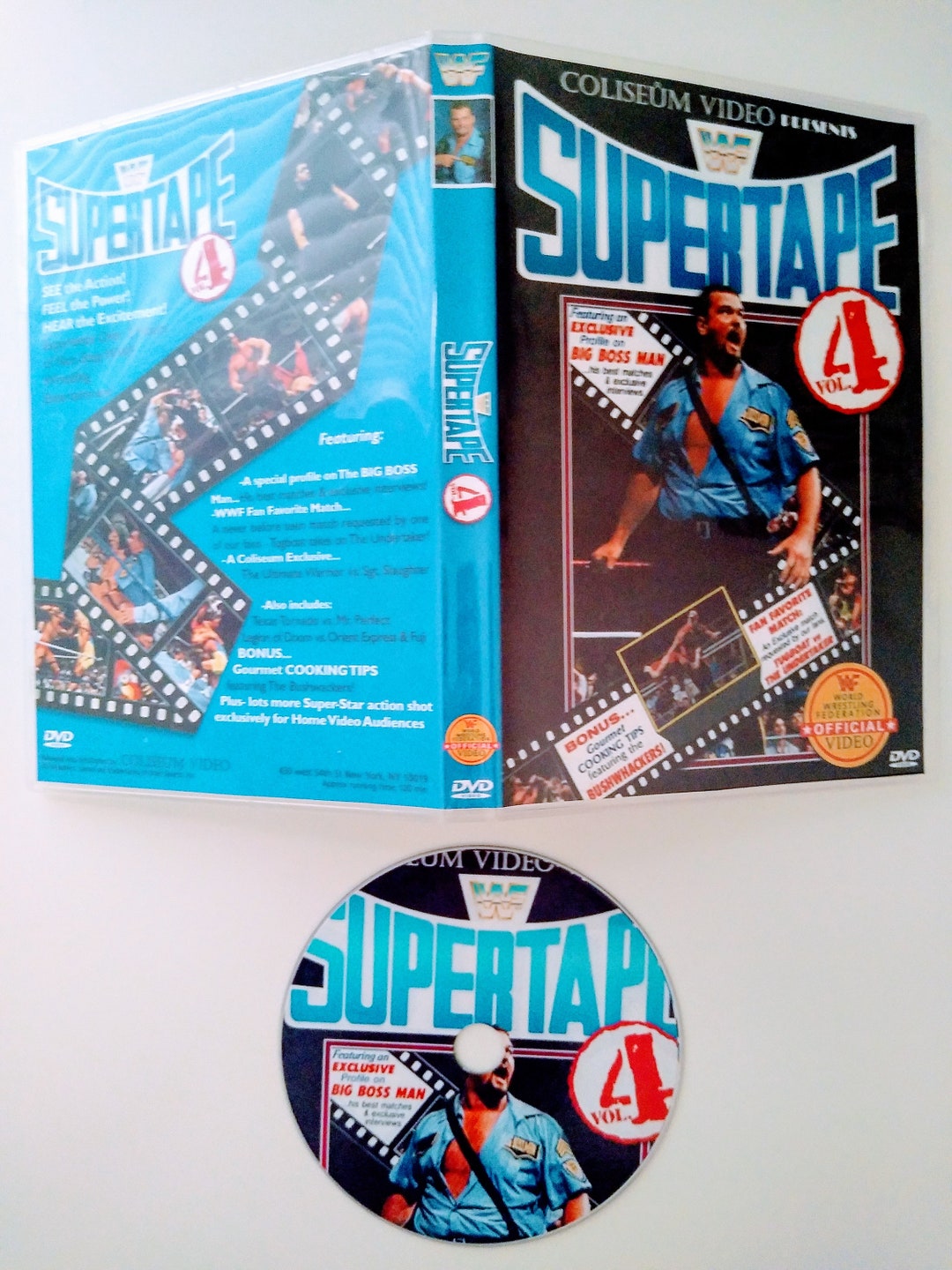 WWF 1991 SUPERTAPE 4 DVD & Case - Etsy