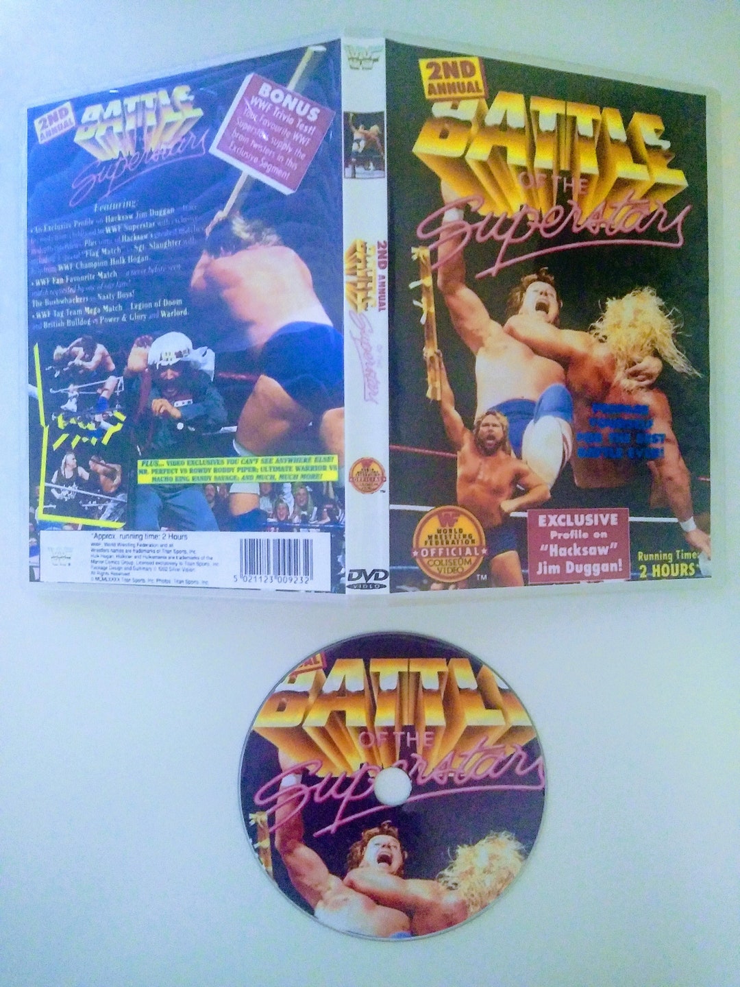 WWF 1991 BATTLE of the SUPERSTARS 2 Dvd & Case - Etsy