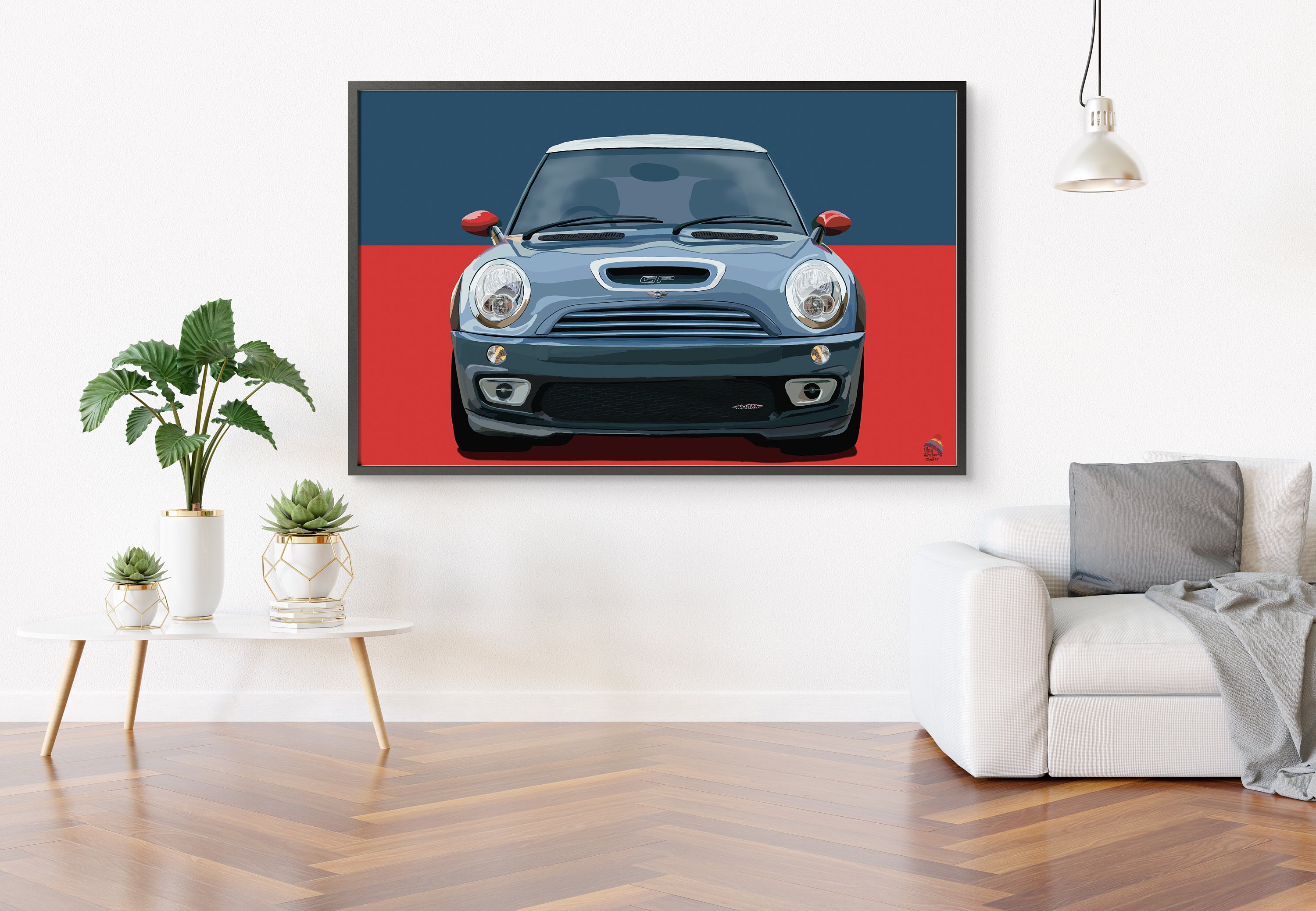Mini John Cooper Works Art - R53 JCW GP - Illustration - Etsy UK