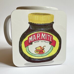 Marmite - Illustrated Mug and Coaster Set - Etsy