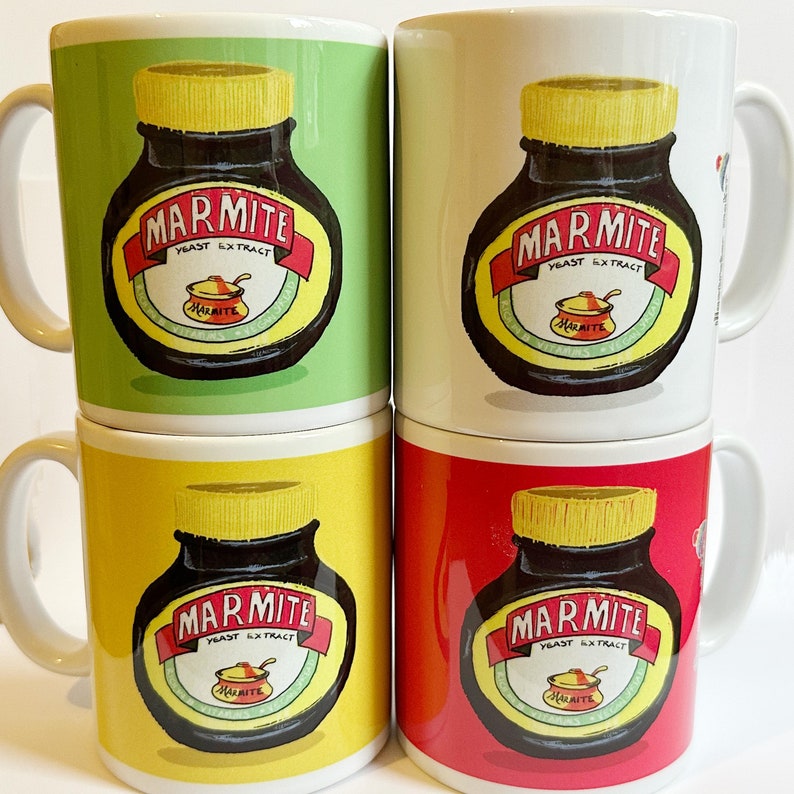 Marmite - Illustrated Mug and Coaster Set - Etsy