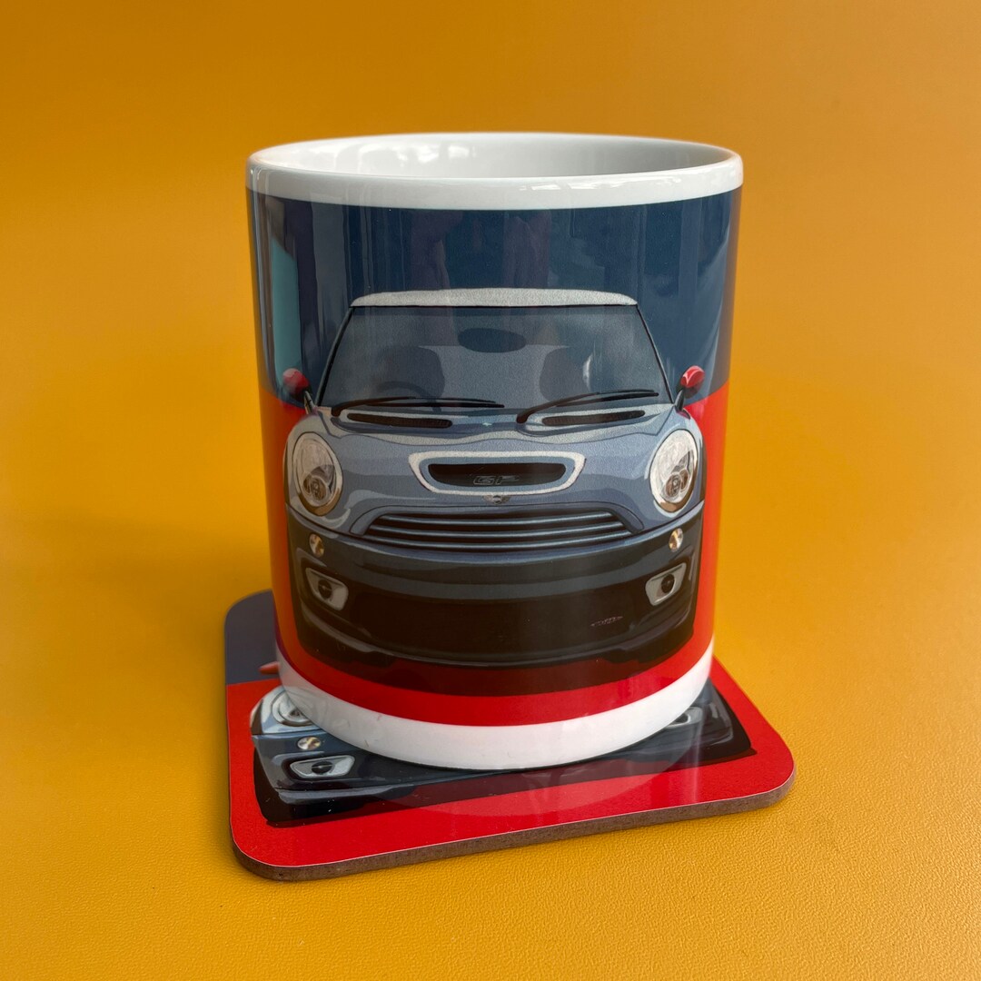 Mini John Cooper Works GP Mug and Coaster Set - Mini JCW GP R53 ...