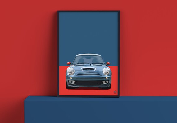 Mini John Cooper Works Art R53 JCW GP Illustration | Etsy UK