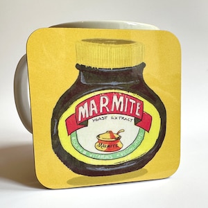 Marmite - Illustrated Mug and Coaster Set - Etsy